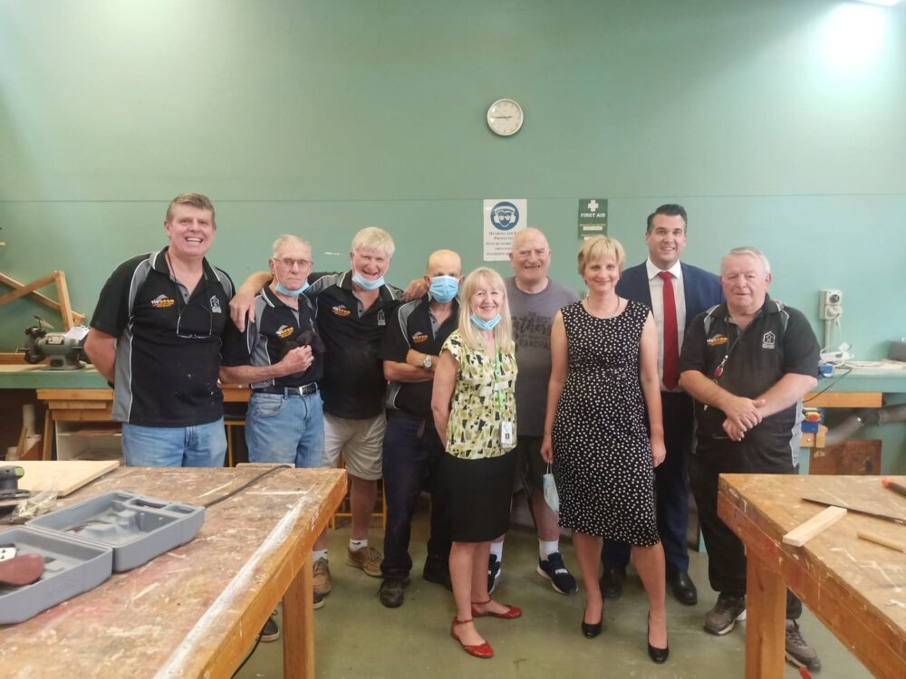 Michael Sukkar MP visits our Men's Shed | healthAbility - Be healthy ...